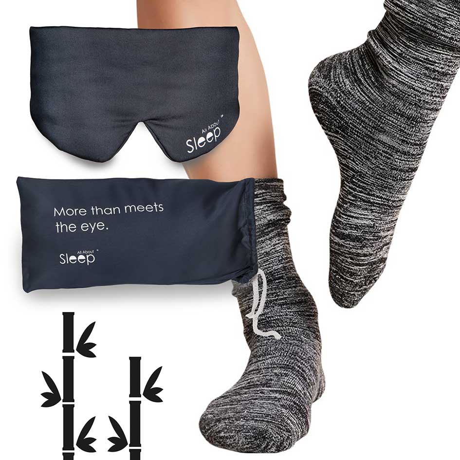 Bed Socks + Sleep Mask Gift Set | All About Sleep