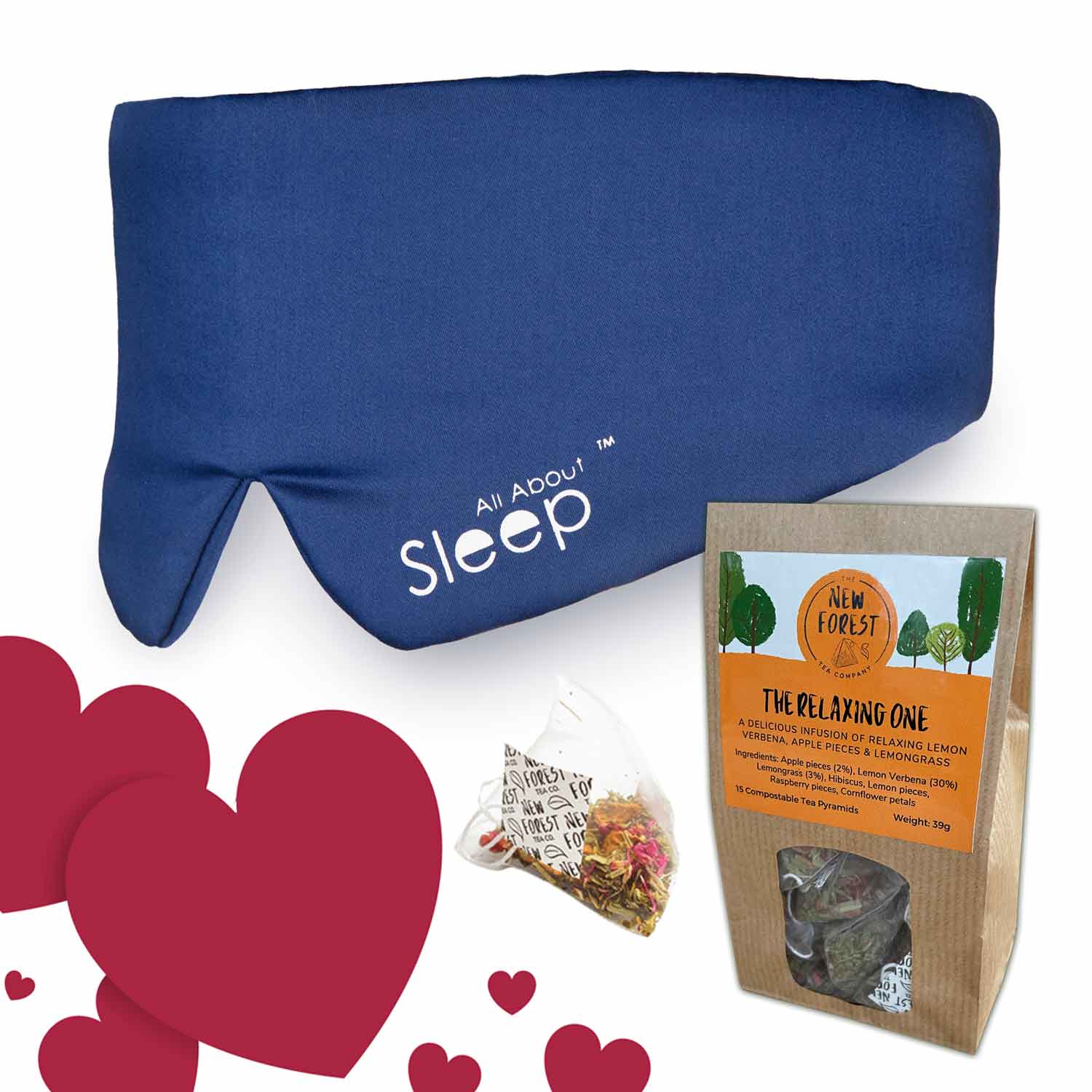 Eye Mask Gift Set | Mask + Relaxing Tea | All About Sleep